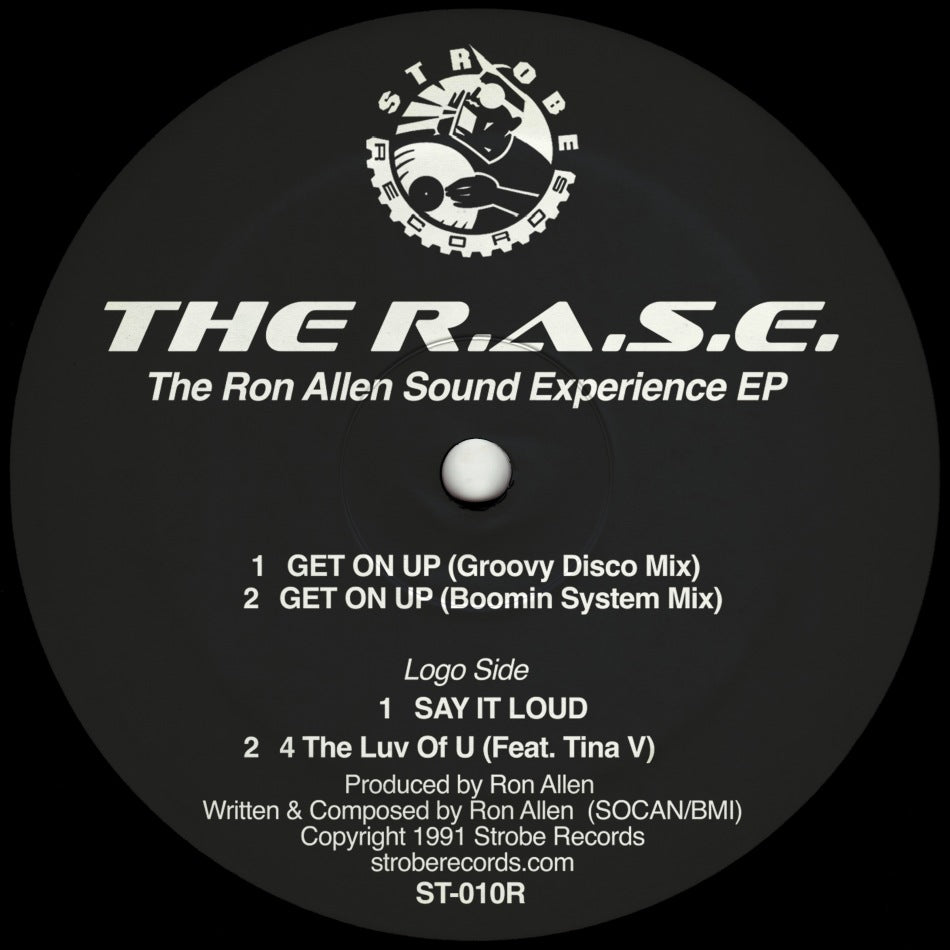 The R.A.S.E. (The Ron Allen Sound Experience) EP is back on vinyl ...
